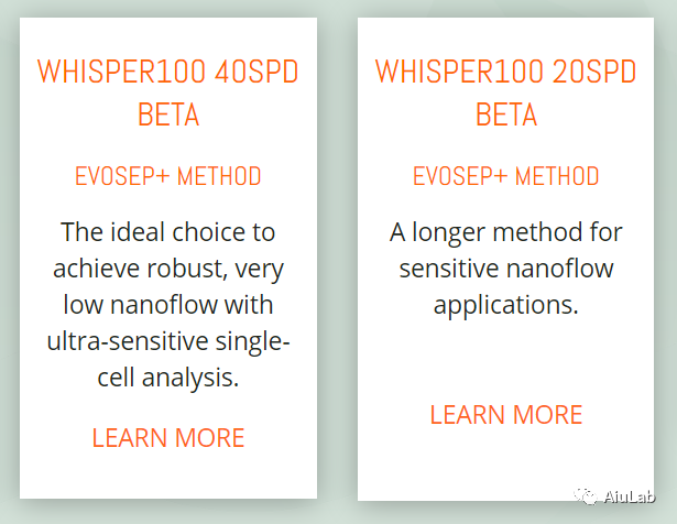 Whisper is coming! Evosep One低纳流方法发布